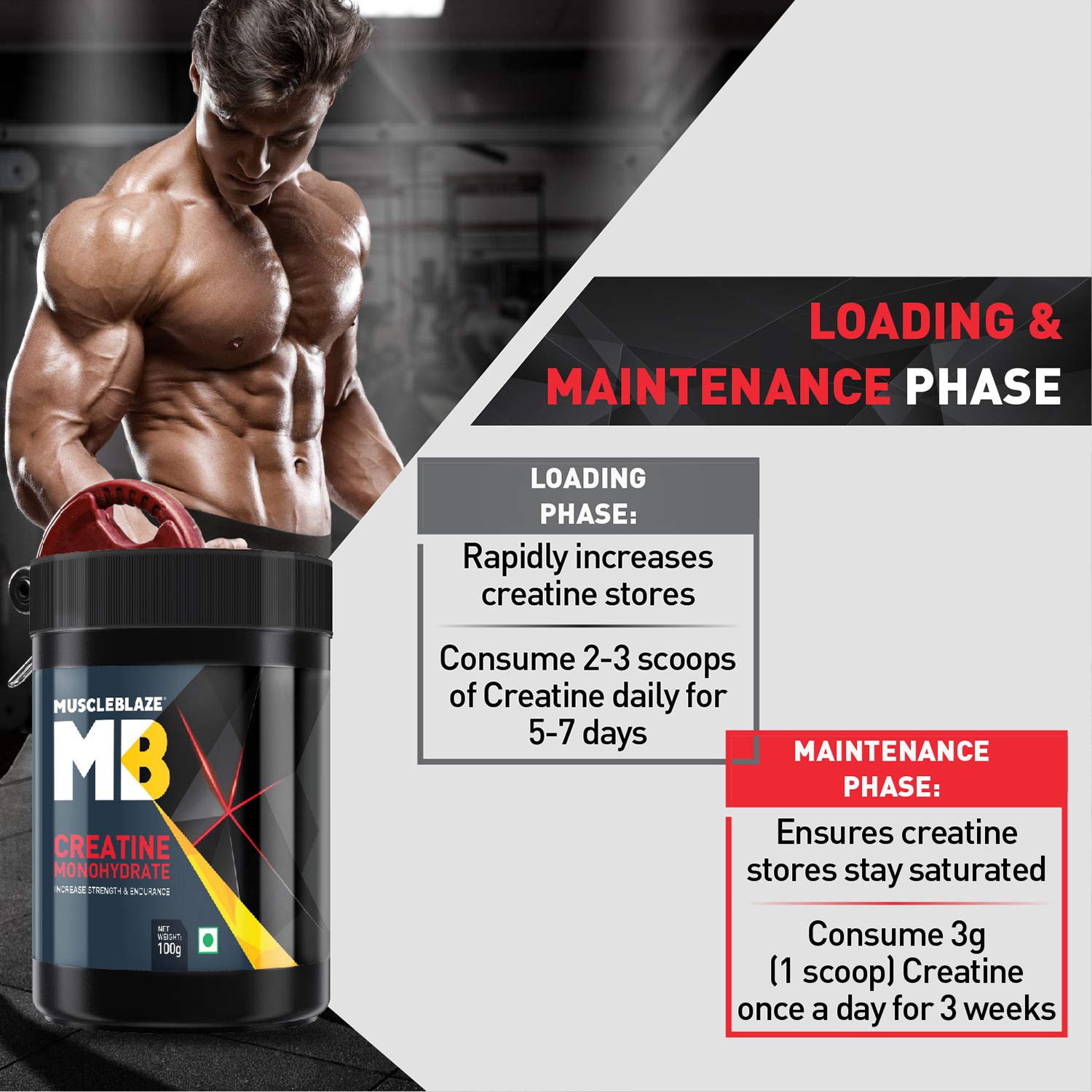 MuscleBlaze Creatine Monohydrate - Beast Nutrition