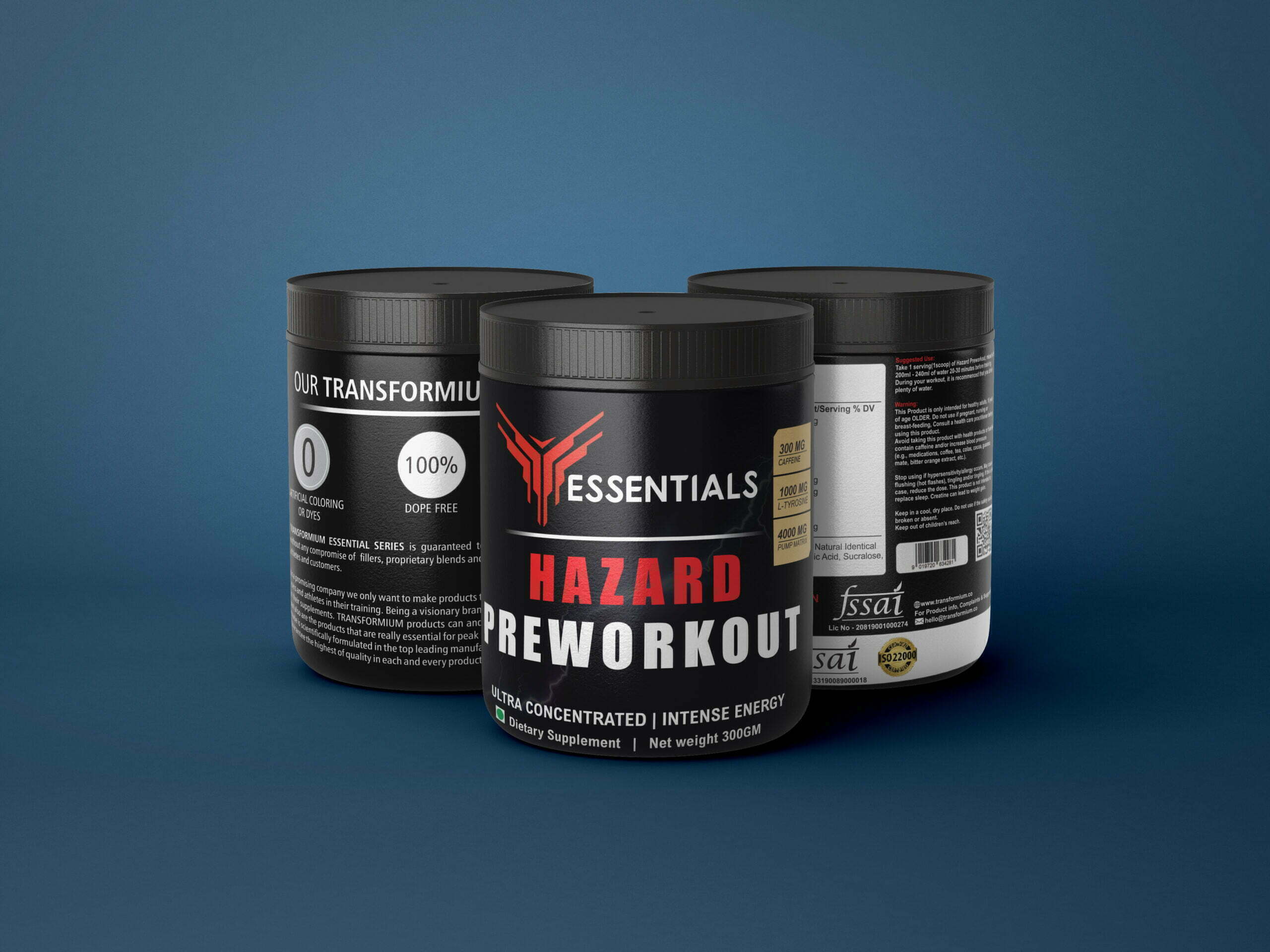 Transformium Nutrition Hazard Pre Wokrout - Beast Nutrition